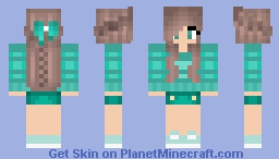 Mint Green Outfit Minecraft Skin
