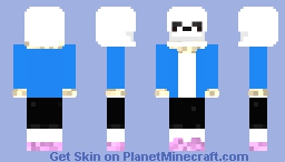 Sans the Skeleton -Undertale- Minecraft Skin