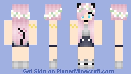 pink hair Minecraft Skin