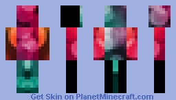Colored person with Transparency Minecraft Skin