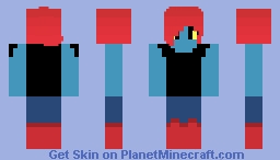 Undyne Minecraft Skin