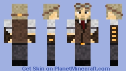 Steampunk Inventor Minecraft Skin