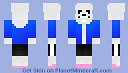 Sans(better shading) Minecraft Skin