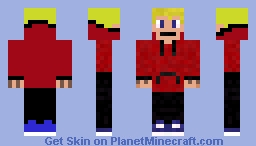 Red gamer Minecraft Skin