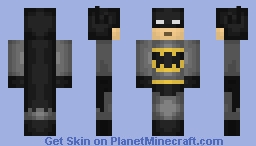 Batman ( Remasterd ) Minecraft Skin