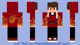 Fire Minecraft Skin