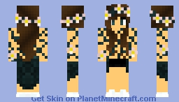 Flower Girl Minecraft Skin