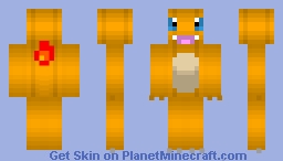 Charmander Minecraft Skin