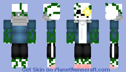 Possessed Sans AU Minecraft Skin