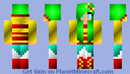 Yellow jacket girl update Minecraft Skin