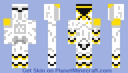 Yellow Clone Commander Minecraft Skin