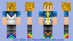 10 year old gamer Minecraft Skin