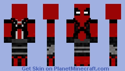 Deadpool Minecraft Skin