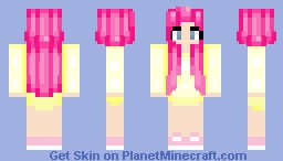 Strawberry Lemonade Minecraft Skin