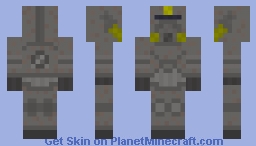 Detailed Power Armour Skin Minecraft Skin