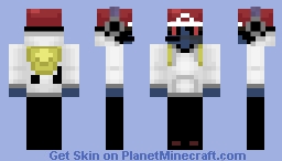 Blue Pokemon Trainer Minecraft Skin