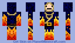 Fire Mage (derpy) Minecraft Skin