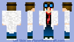 Scientist. (BOY VERSION) Minecraft Skin