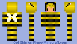 cute bee Minecraft Skin