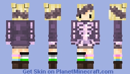 The Chibi Skeleton | MALE IN DESC. Minecraft Skin