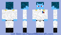 Grand Admiral Thrawn Minecraft Skin