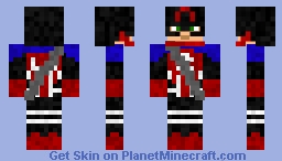 Captain America (Bucky Barnes!) Minecraft Skin