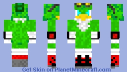 Jet the Hawk--Sonic Riders Minecraft Skin