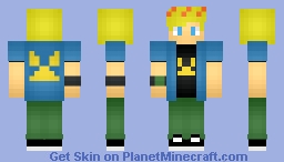Johnny Test Removable Jacket Minecraft Skin