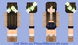 Cute Brown Minecraft Skin