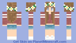 Classic White Girl - First skin!! Minecraft Skin