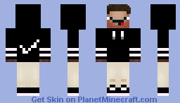 Derpy Steve ( With black hoodie Minecraft Skin