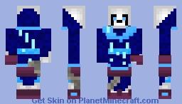 Underscratch! Bluescreen Minecraft Skin