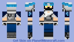 ቸዑዑሪን | Blue Engineer Minecraft Skin