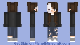 Girl with mask Minecraft Skin