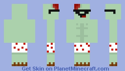 Derp Underwear Zombie Minecraft Skin