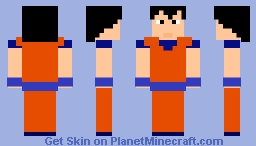 Son Goku (Dragon Ball) Minecraft Skin