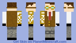 Steampunk w/ Bionic Arm Minecraft Skin