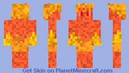 Fire boy Minecraft Skin