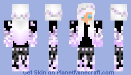 Plasma girl Minecraft Skin