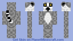 Ring-Tailed Lemur Minecraft Skin