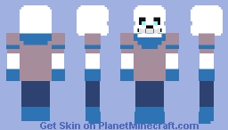 Sans (Underswap) Minecraft Skin