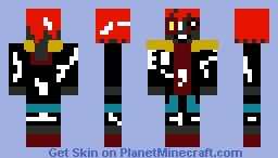 error sans Minecraft Skin
