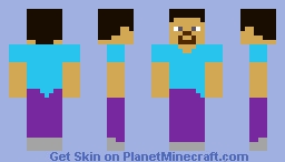 Cartoonic Steve Minecraft Skin
