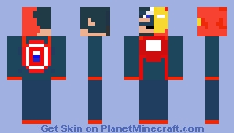 Cap Iron Warrior Minecraft Skin