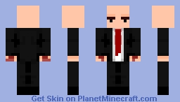 The Hitman Minecraft Skin
