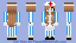 sugar gamer girl drk nurse skin (personal) Minecraft Skin