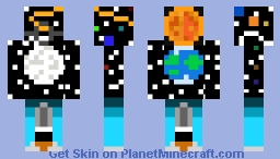 Planetary Alignment Minecraft Skin