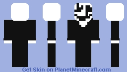 Undertale - Gaster Minecraft Skin