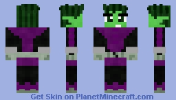 Beast Boy (DC Comics) Minecraft Skin