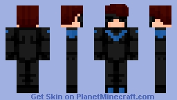 Nightwing! Minecraft Skin